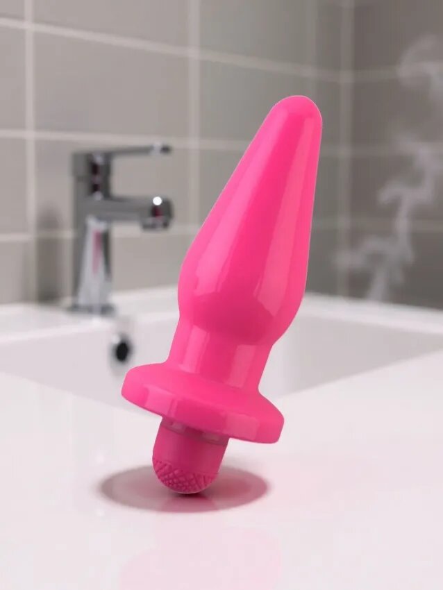 POPO Pleasure Анальная пробка с вибрацией (731314) 13.6 см, розовый