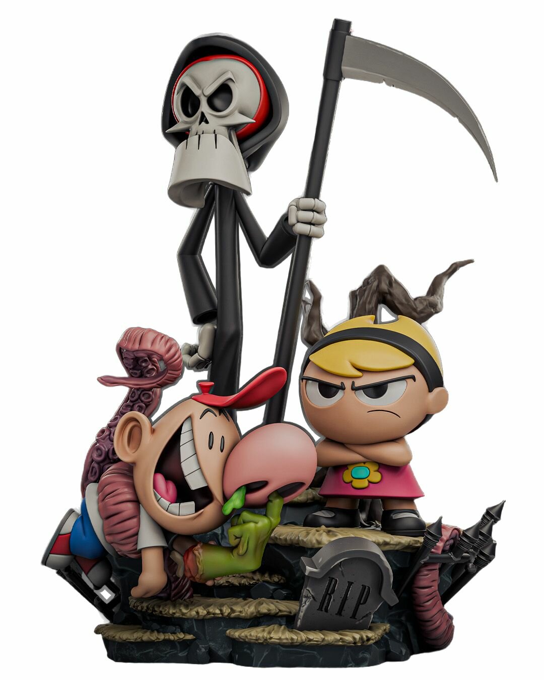 Сборная модель Billy and Mandy (The Grim Adventures of Billy & Mandy), статуэтка, 300мм для покраски