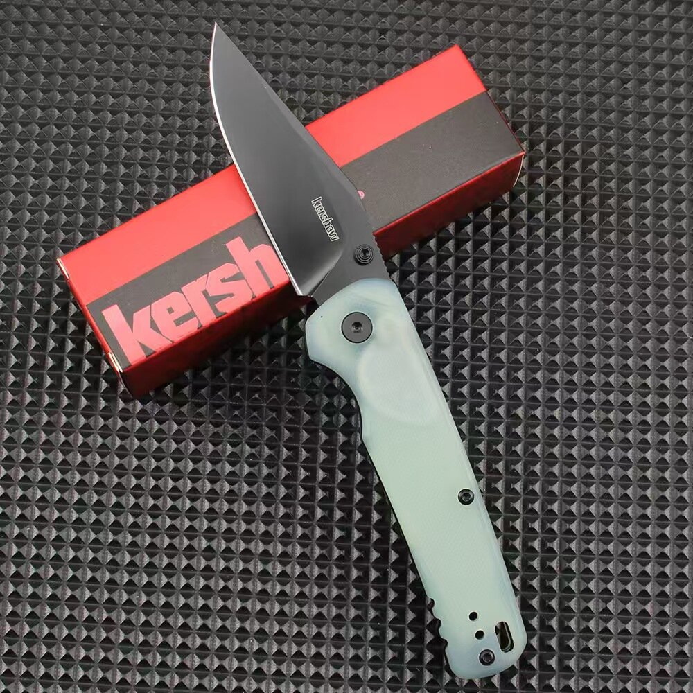 Kershaw 6106 Компактный складной нож с рукоятью G10, портативный инструмент для отдыха на природе и самообороны