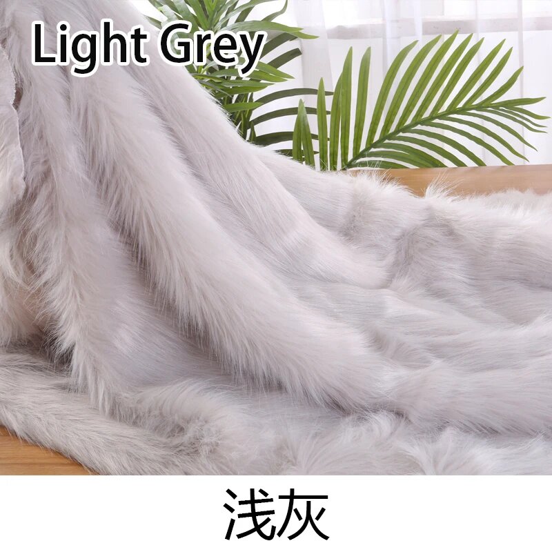 Искусственный мех Light Grey 50x180 см, jlby033