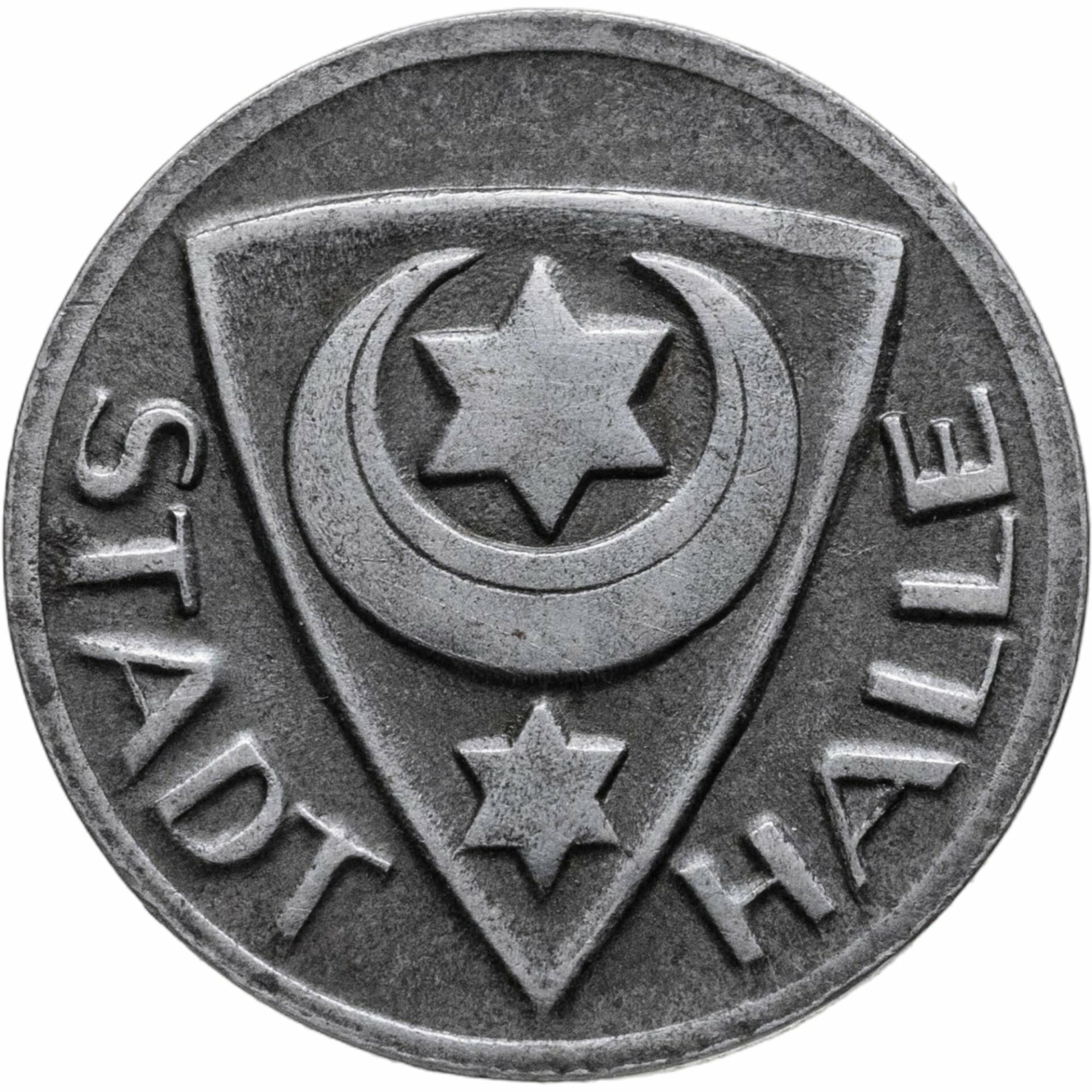 Германия "Галле-ан-дер-Заале" 10 пфеннигов 1920 нотгельд, Сталь, в сохранности VF-XF
