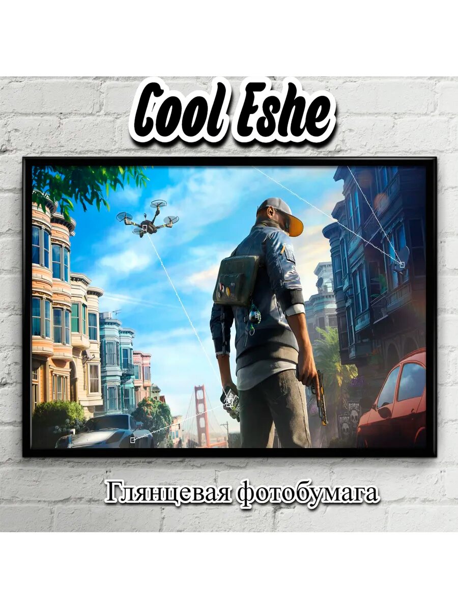 Постер "watch_dogs_2_marcus" А1