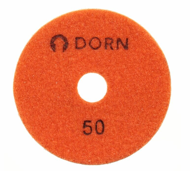 Круг алмазный гибкий шлифовальный черепашка DORN P50, 100 мм на липучке