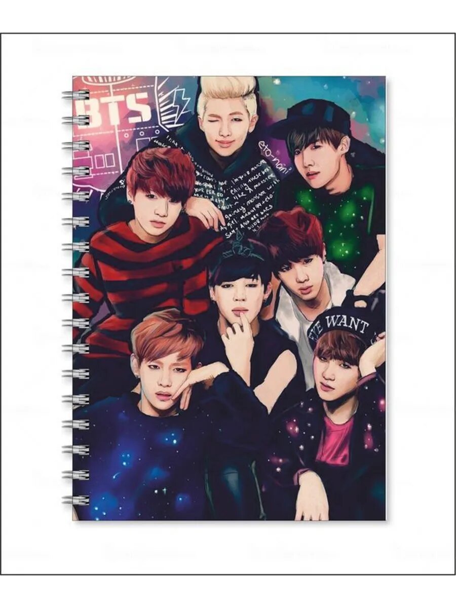 Тетрадь BTS