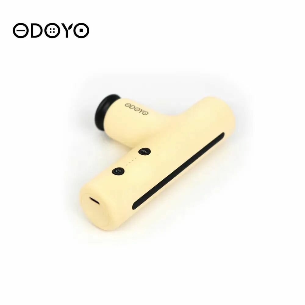 Массажный пистолет ODOYO Magic Punch Color - Yellow с функцией прогрева