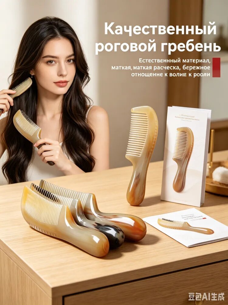 Комб из рогов быка.