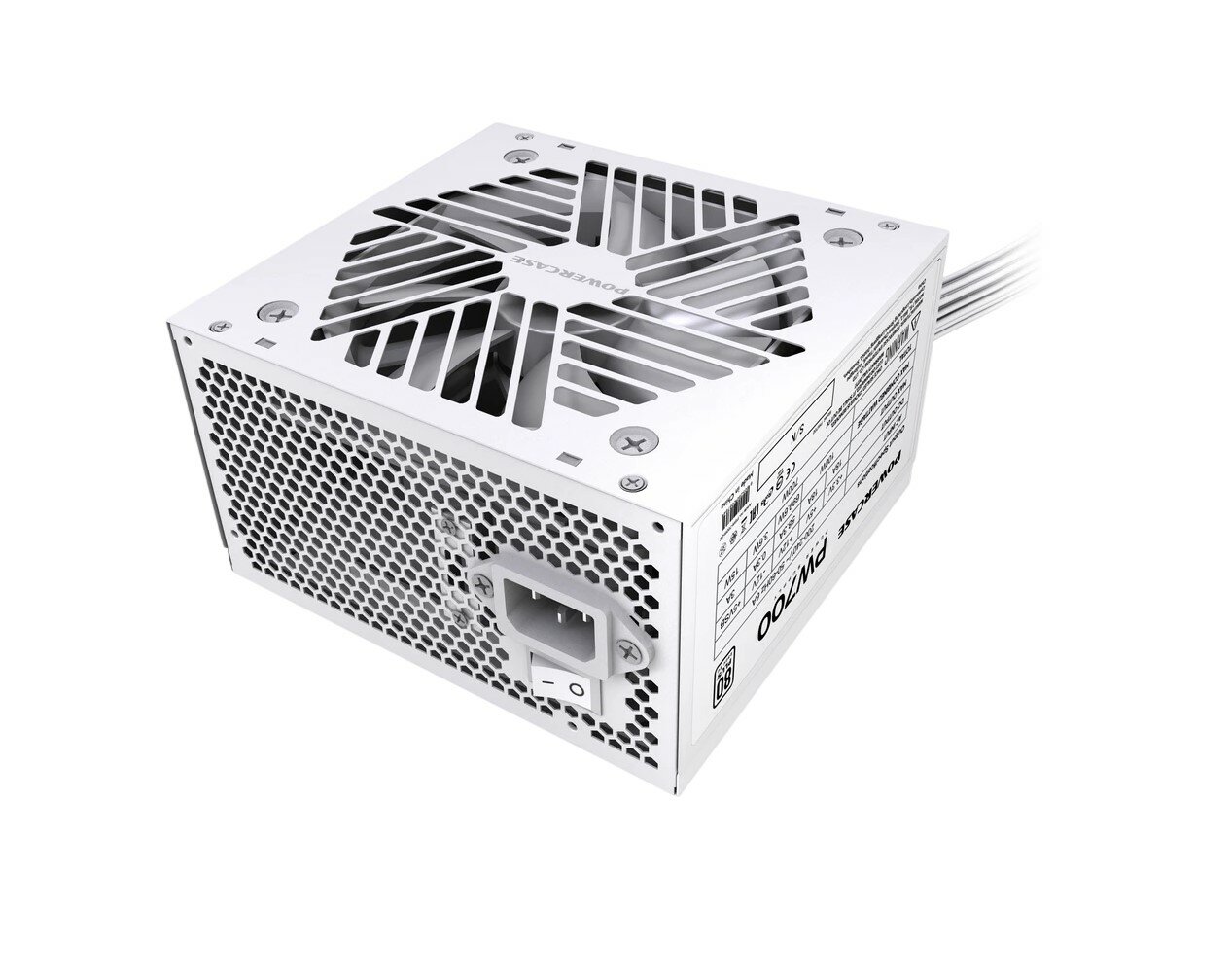 Блок питания 700W Powercase PW700 White (PSW-700W-DC)
