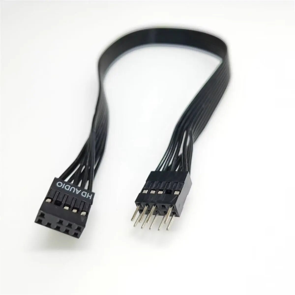 Кабель-удлинитель аудио 9Pin HD Audio 30см черный