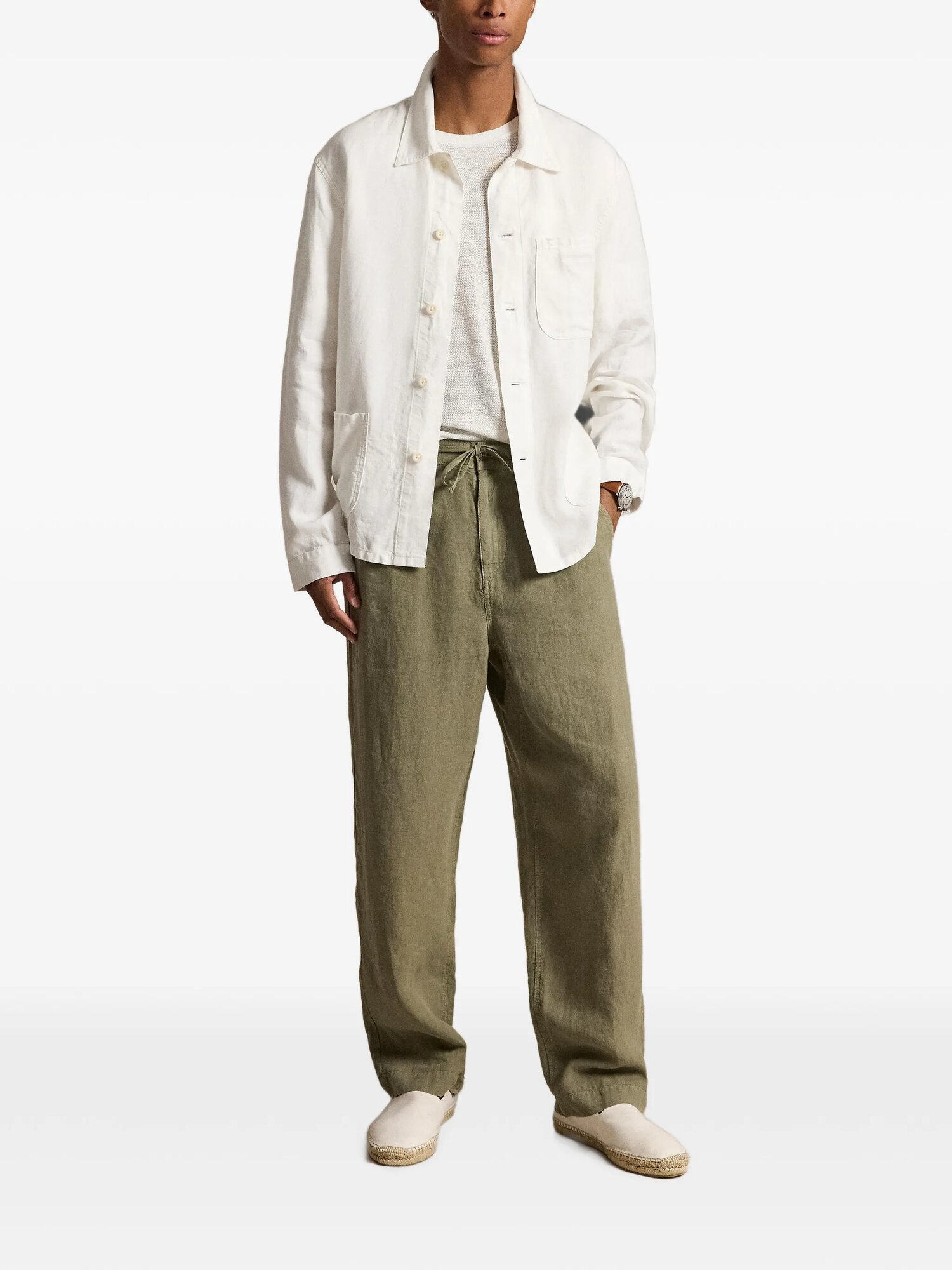 Куртка Polo Ralph Lauren Linen utility jacket, размер 48 — фото 1