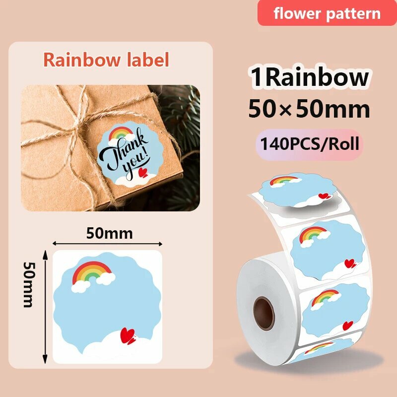 Термобумага для этикеток Bekia 20-50 мм 50x50mm pattern
