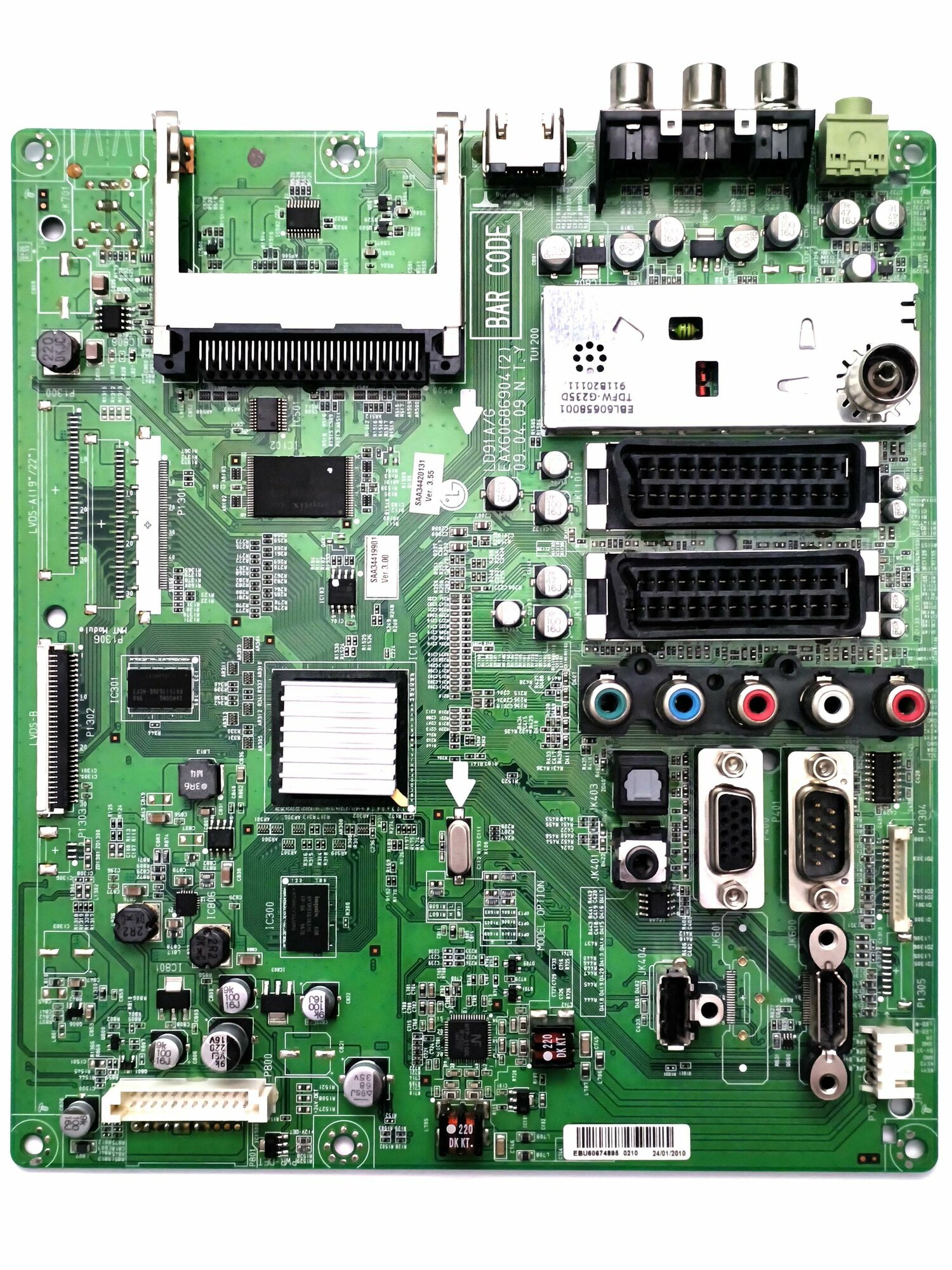 Плата mainboard EAX60686904 (2) / EBU60674895 для телевизора LG 42LH2000