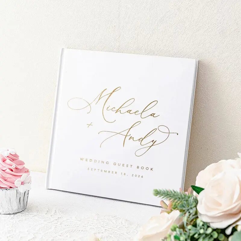 Гостевая книга для свадьбы Michaela + Andy, Design 01