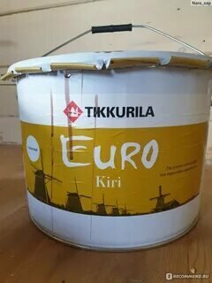 Лак Tikkurila Euro Kiri полуматовый, 9 л