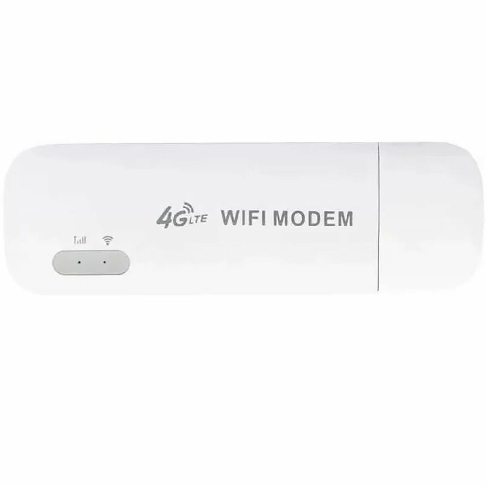 WiFi модем 4G + cим карта в подарок! Питание от зарядки. Скорость 150 м/бит. Работает с любым сотовым оператором России, СНГ. Разблокированный. Не требует настроек.
