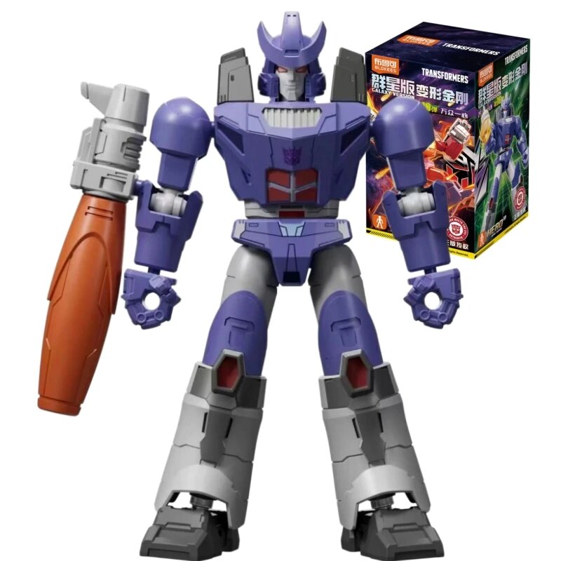 BLOKEES Transformers Block Man Star Edition Мобильный Родимус Прайм, Гальватрон Серый, Galvatron