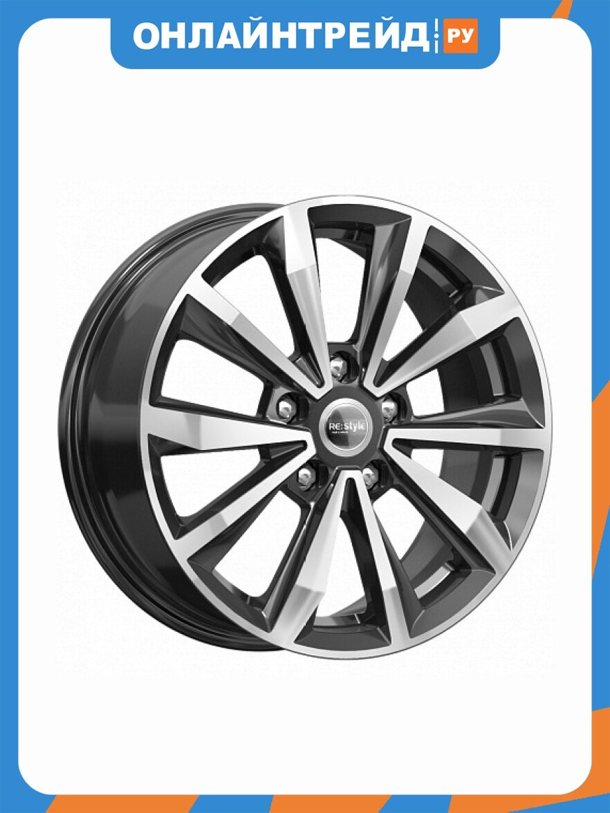 Диск K&k КС974 6.5x16/5x112 D57.1 ET43 алмаз чёрный