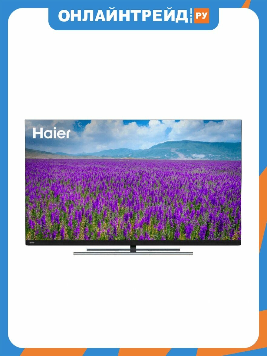 Телевизор Haier 65 Smart TV AX Pro, QLED, 4K Ultra HD, черный