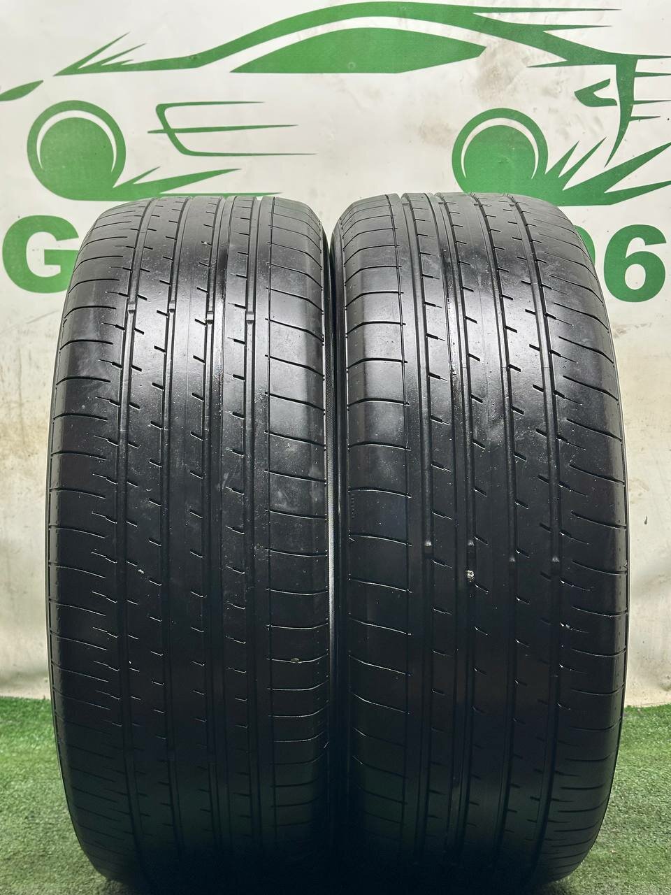 Комплект (2 шт) летних БУ шин Yokohama BluEarth-XT AE61 225/55 R18 31% износ NGG057980