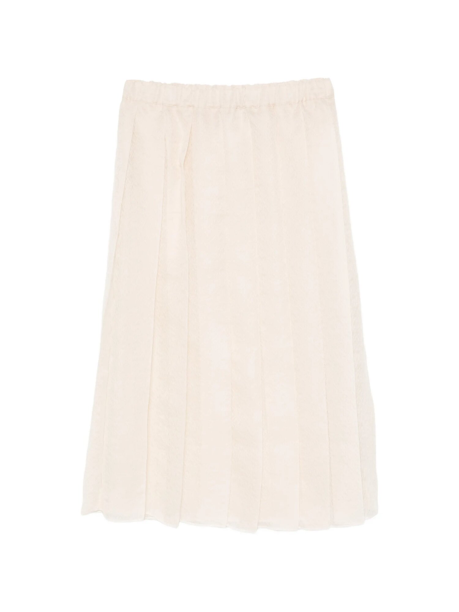 Юбка Pleated semi-sheer midi skirt