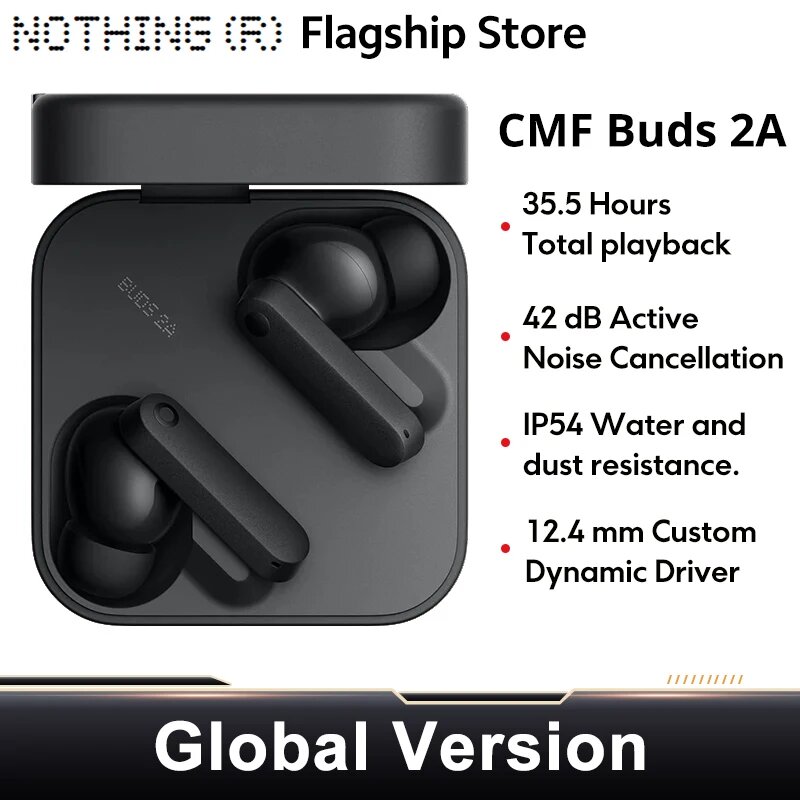 Nothing CMF Buds 2a Bluetooth наушники Черный, Dark Grey