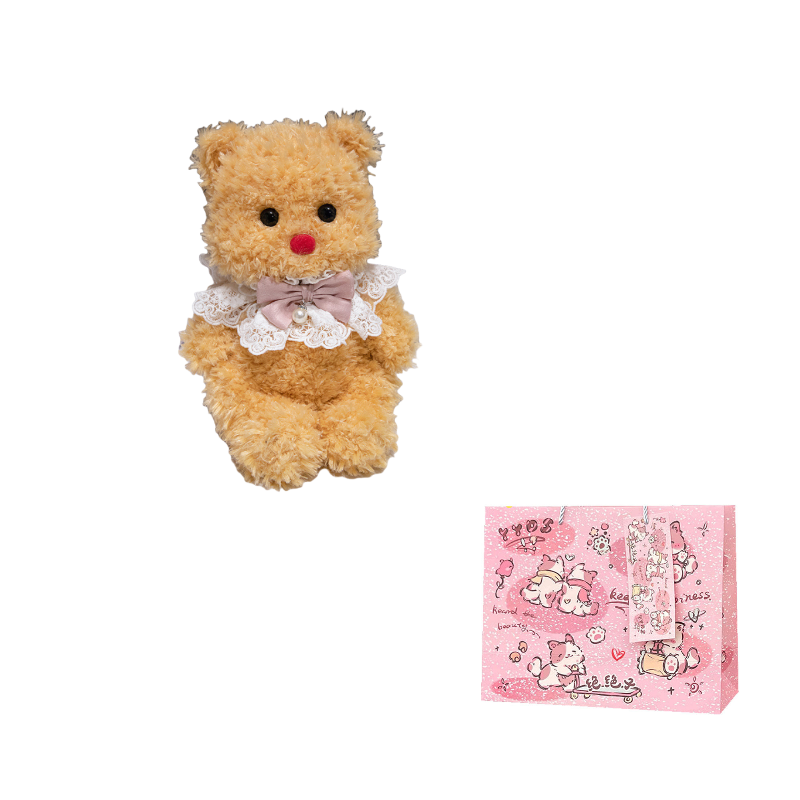 Шарф Cream Yellow Bear Lace Bib Style (Seat Style) для мужчин