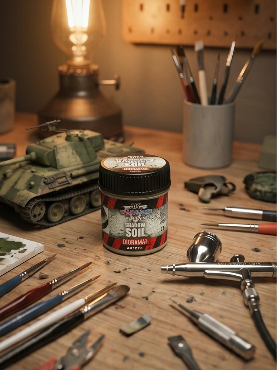 Паста для моделирования AK Interactive Shadow Soil 100ml — фото 1