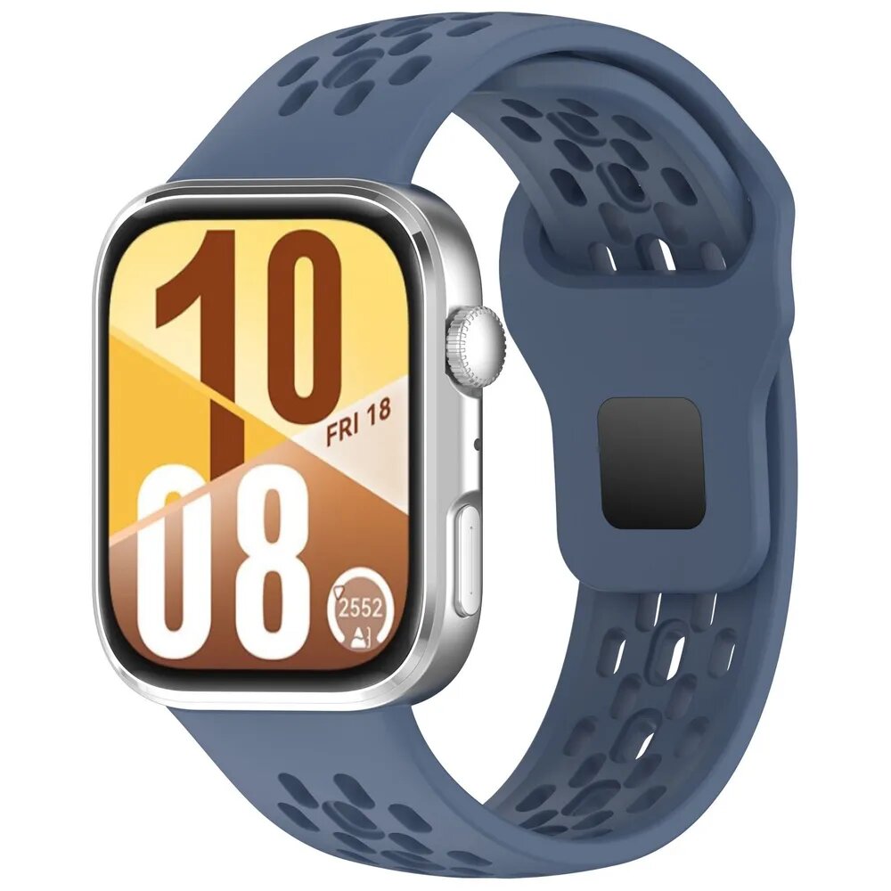 Силиконовый ремешок, подходит для Huawei Fit3/Fit4/Fit4 Pro, дышащий перфорированный ремешок, удобный и дышащий