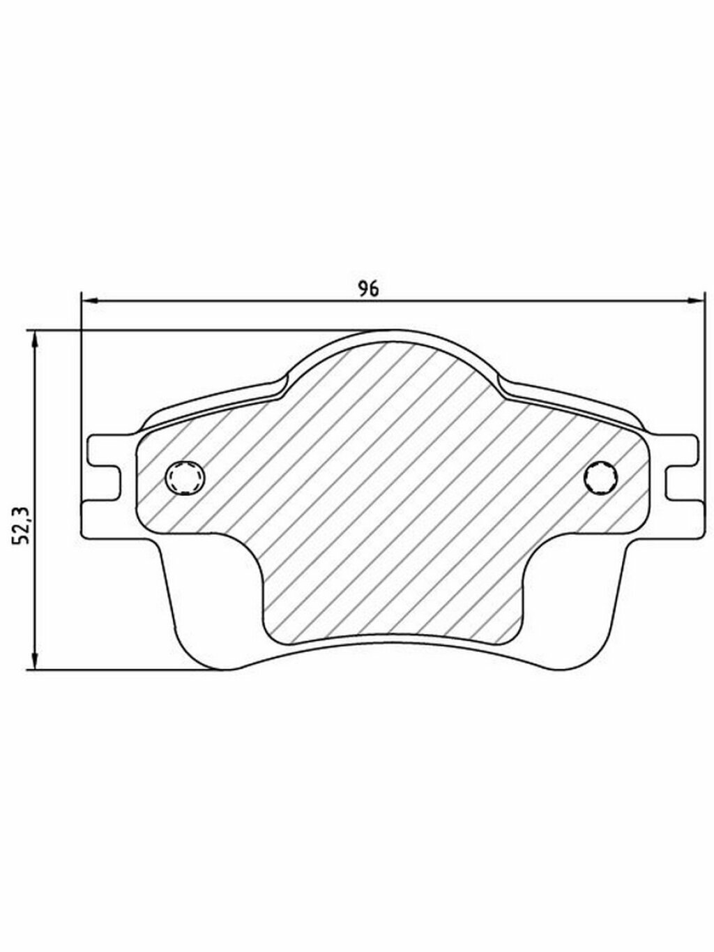 Колодки тормозные дисковые задние TRIALLI PF 3259