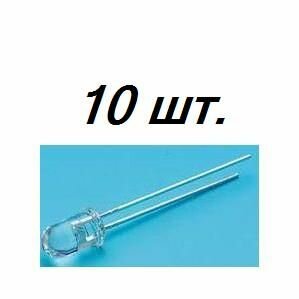10шт d 5мм синий 5000mcd DFL-5013UBC-5 светодиод