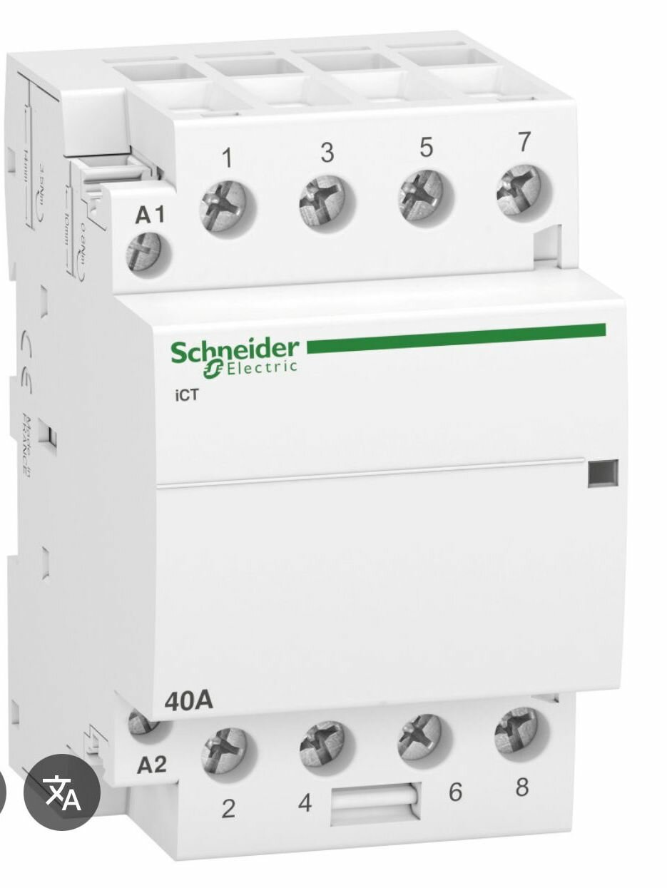 Acti 9 iCT40A Контактор модульный 4НО 220/240В АС Schneider Electric