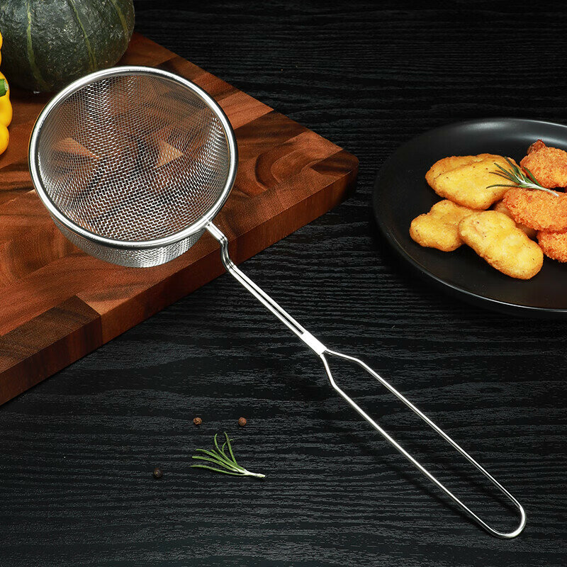 Maxcook 304 нержавеющая сталь тонкая сетка ситечко для соевого молока, муки и кухонного шумовки MCCU1811 Цвет：Весь 304