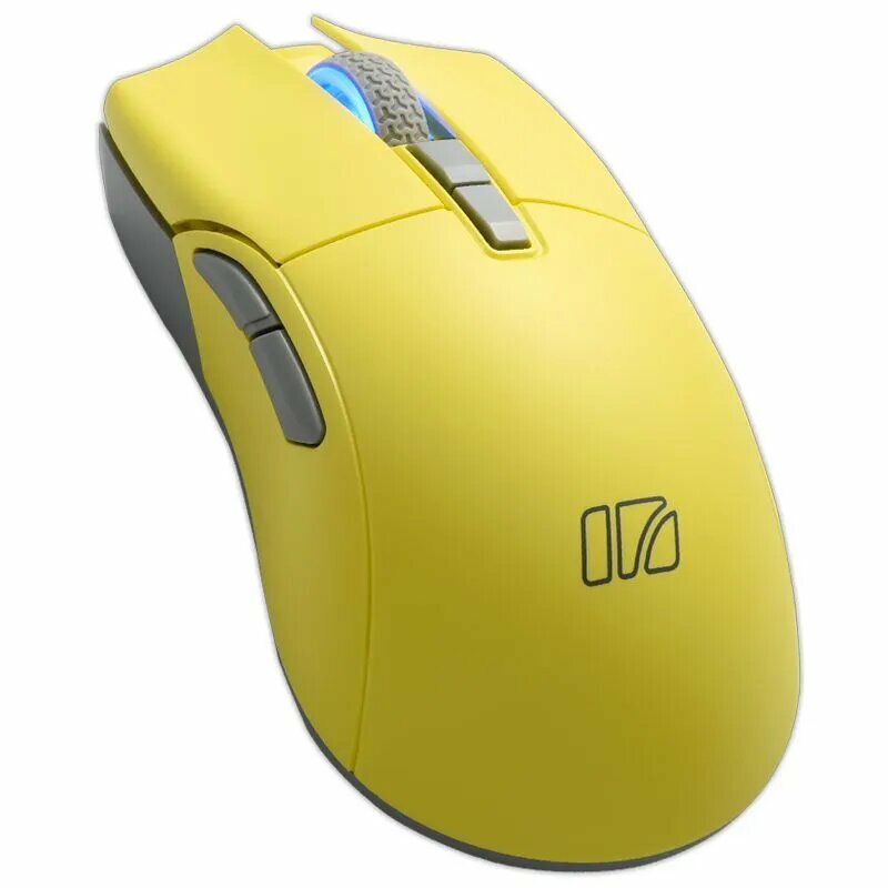 Игровая мышь беспроводная Irocks M31R PAW3395, желтый