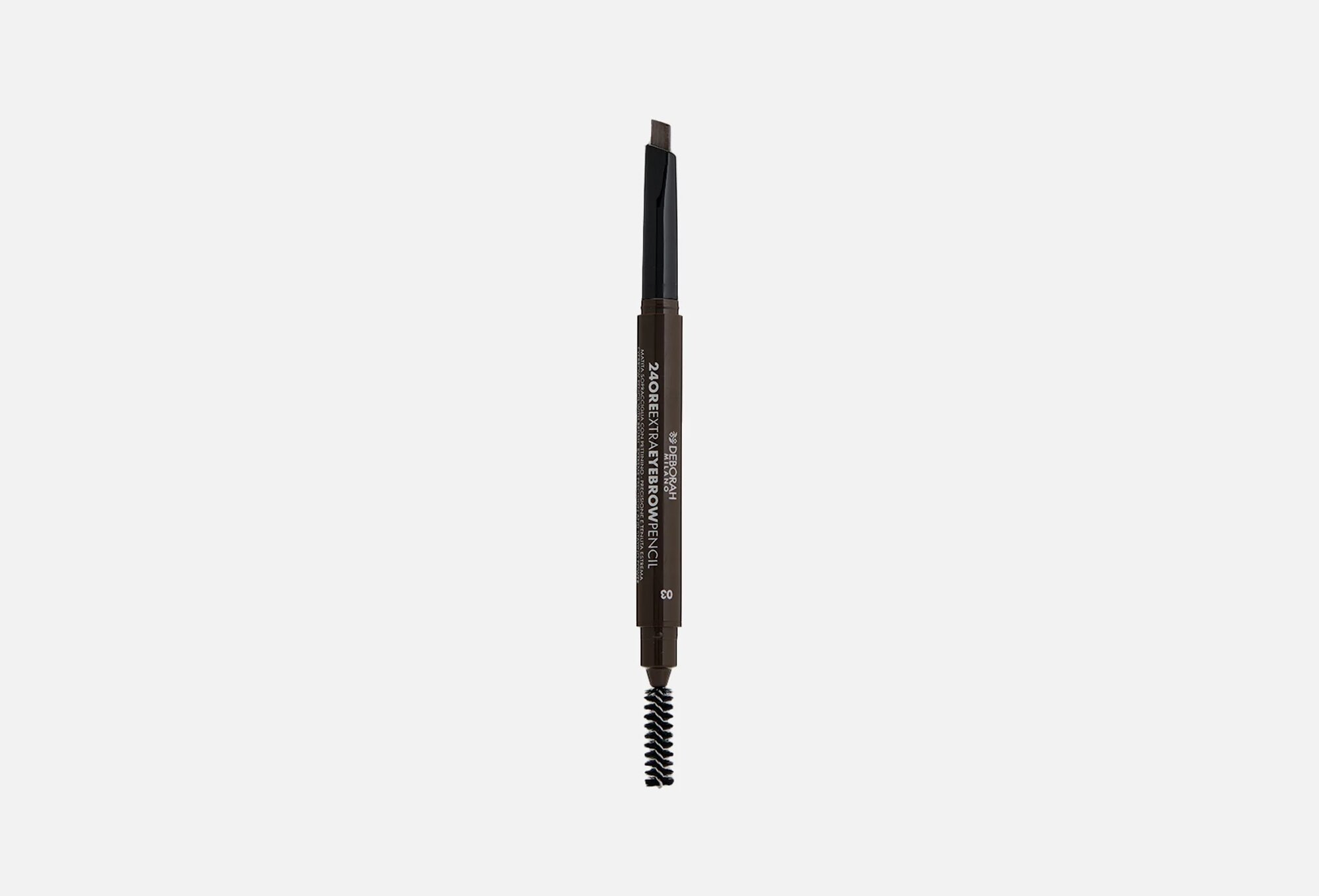 DEBORAH MILANO 24ORE EXTRA EYEBROW PENCIL Карандаш-стайлер для бровей стойкий 0.22г темный