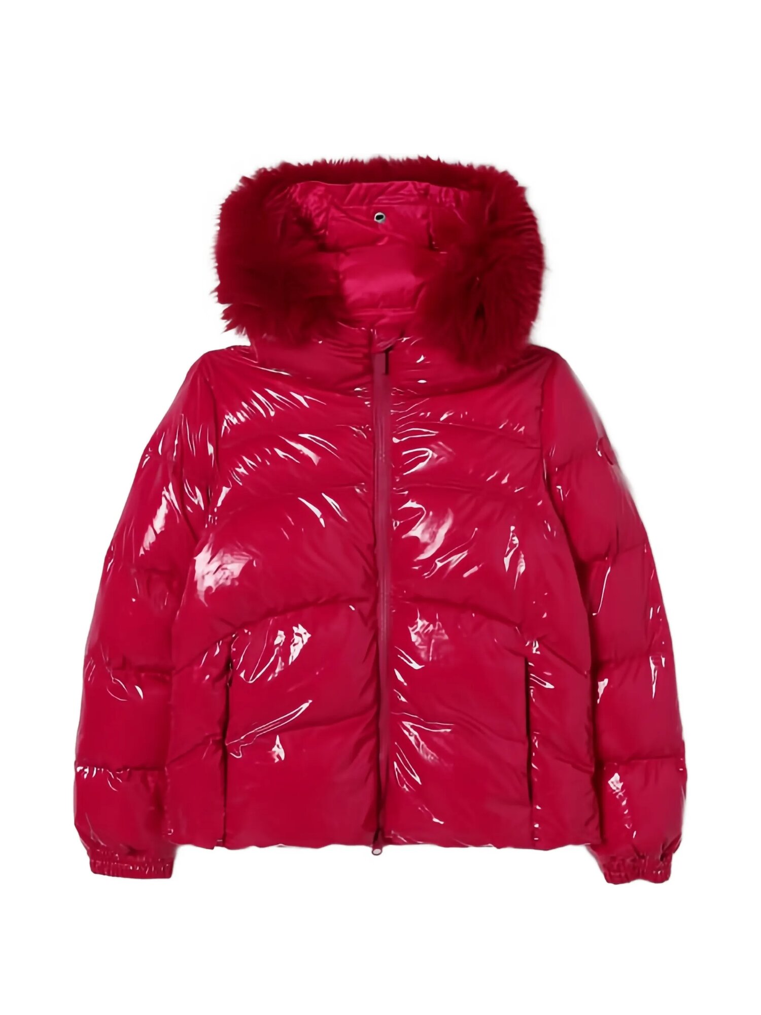 Пальто Glossy hooded coat