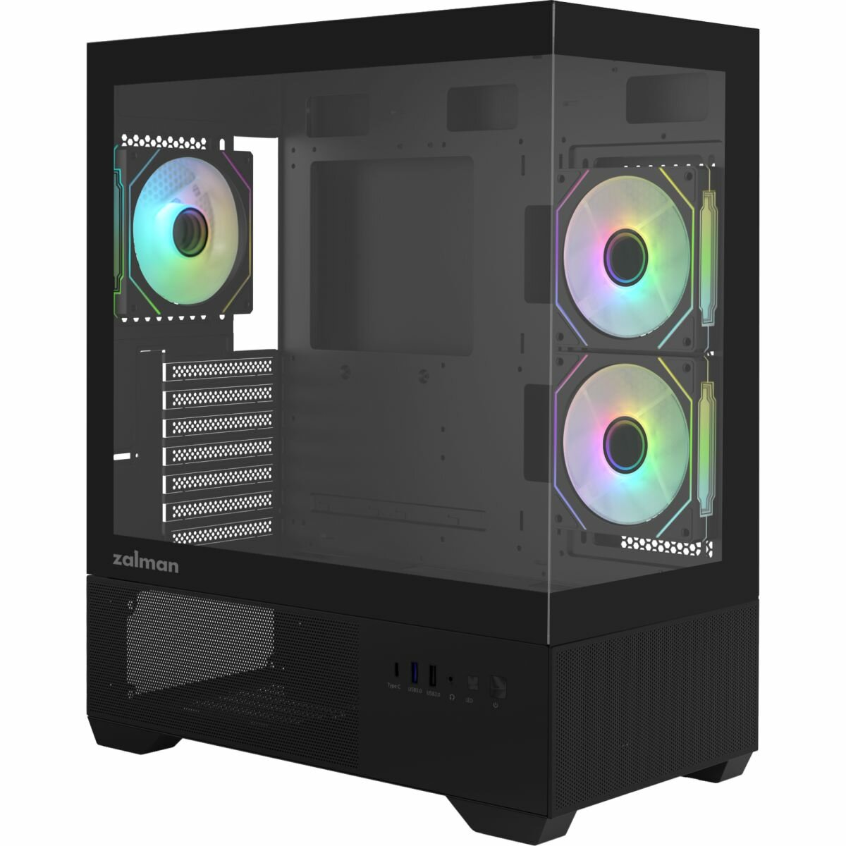 Корпус компьютерный Zalman Chronix V2 Black Mini Tower чёрный