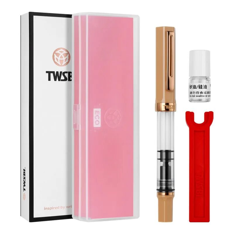 Ручка перьевая TWSBI ECO fountain pen Mocha Mousse Espresso Bronze Edition Business Writing Practice