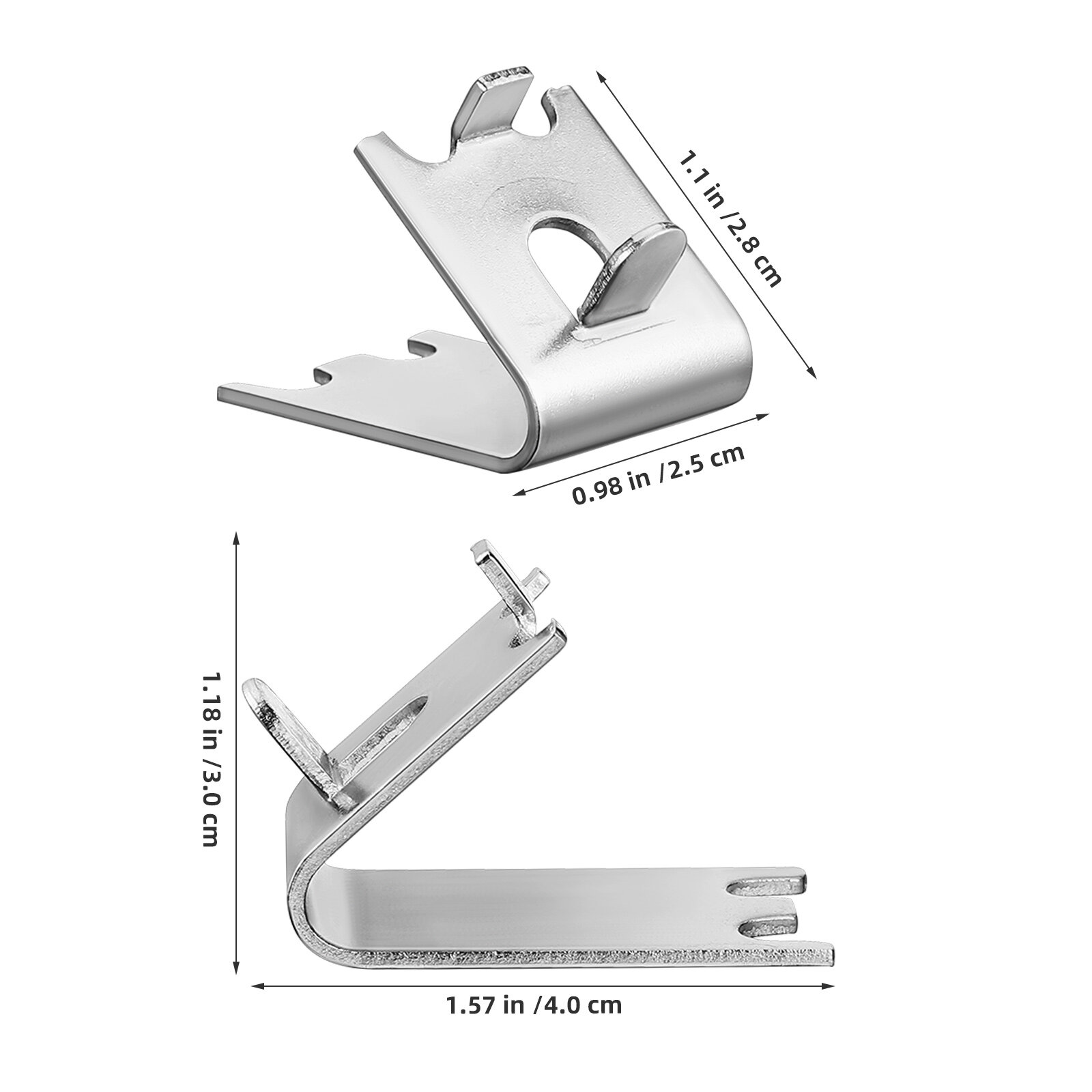 8 Штук Клипы Для Полок Холодильника Из Нержавеющей Стали 4X3Cm