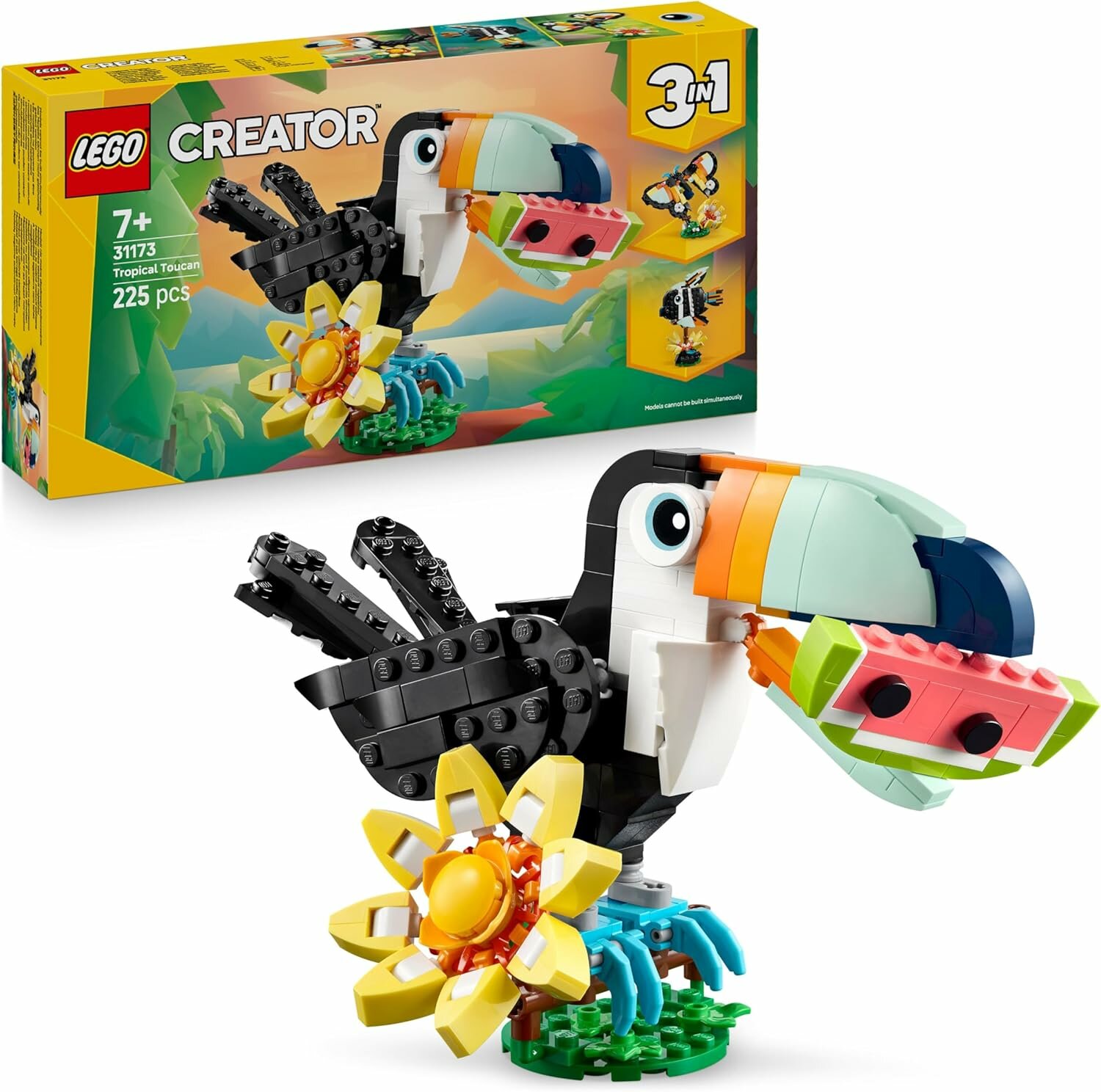 Конструктор LEGO Creator 31173 Дикие животные: Тропический Тукан, 225 дет.