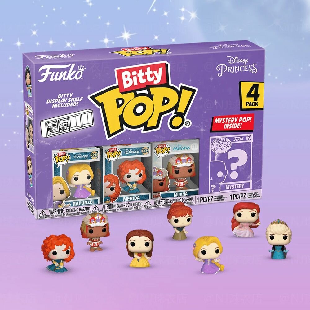 Мини-фигурки Disney 73030 - Минифигурки комплект с Рапунцель, набор коллекционных сюрприз-боксов Коллекционные игрушки для фанатов принцесс. Идеальный подарок на день рождения всем.