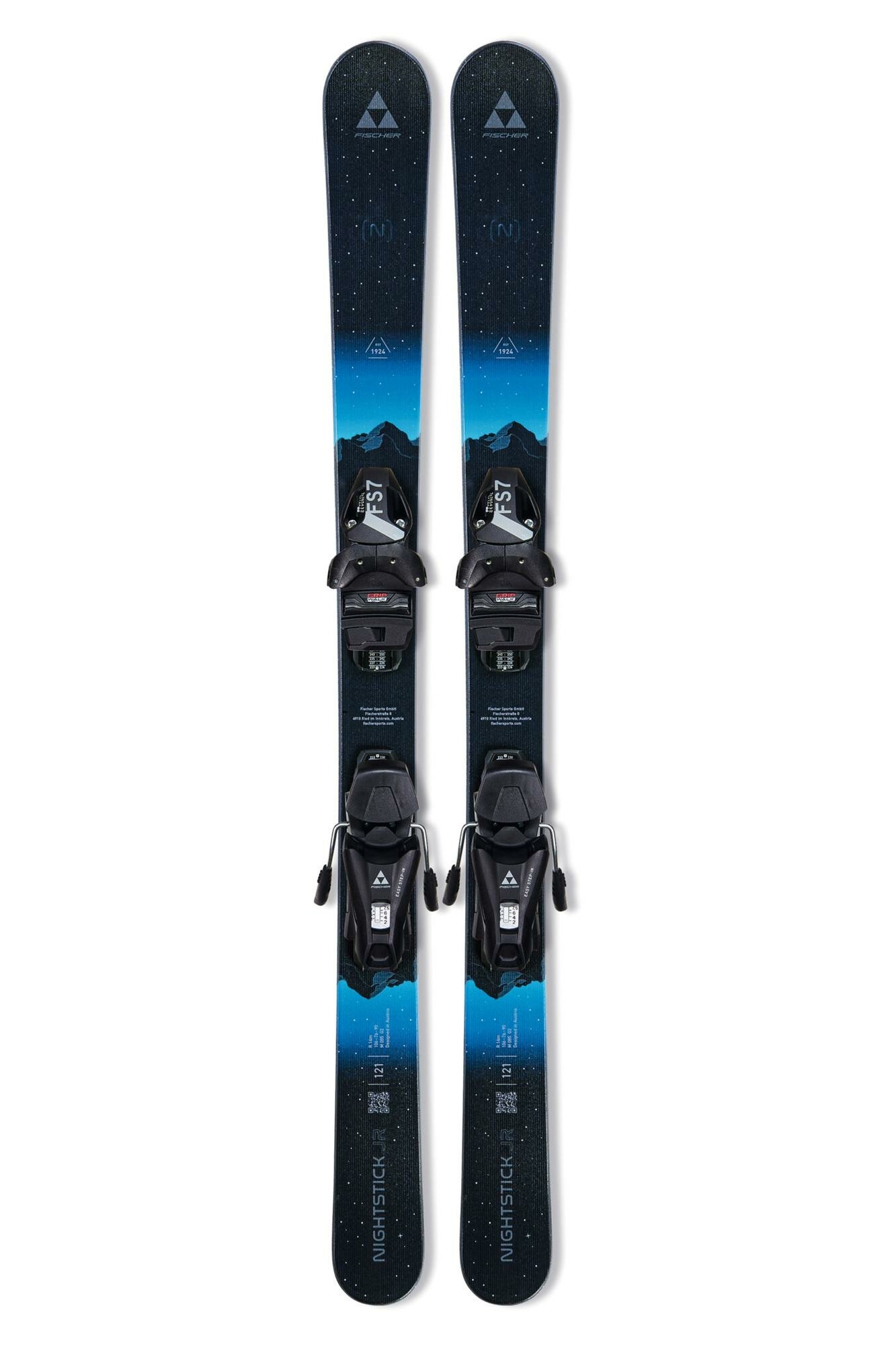 Горные лыжи с креплениями FISCHER Nightstick JRS (131-151) + FS 7 CA Junior (см:151)