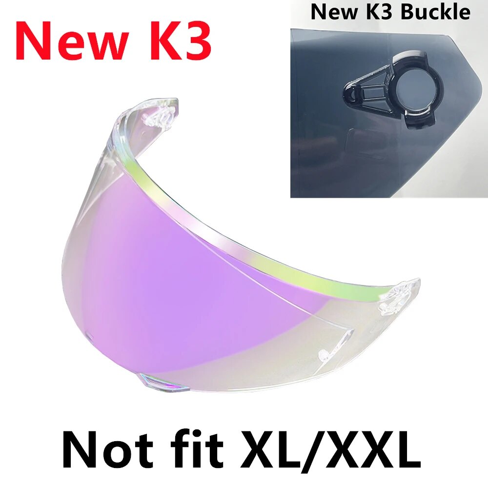 Козырек K3 Clear Purple для шлема AGV K3