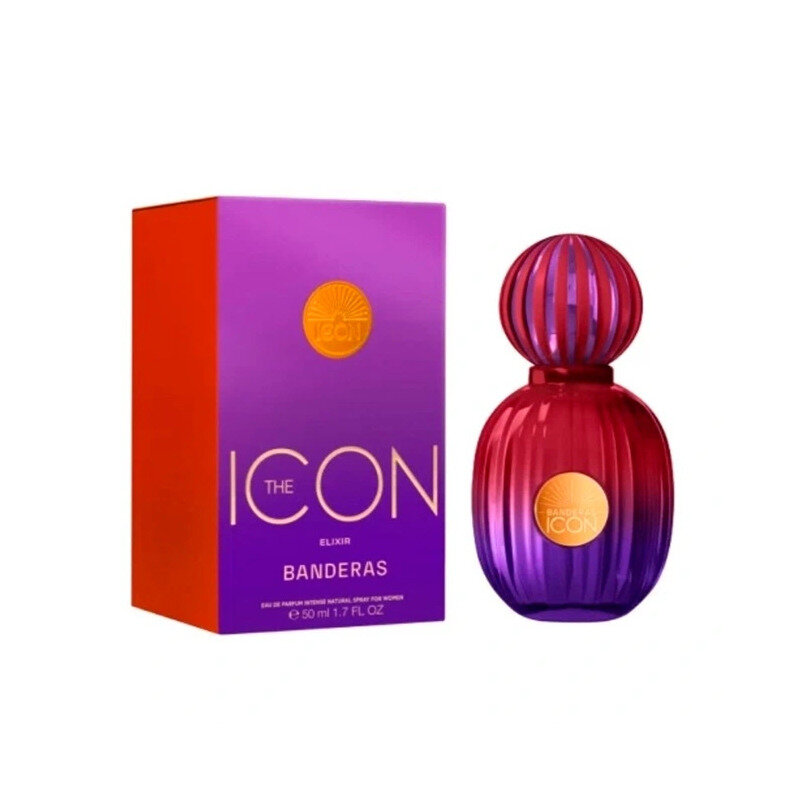 Парфюмерная вода для женщин Antonio Banderas The Icon Elixir Woman 50 мл / Духи Антонио Бандерос Зе Икон Эликсир Вумен