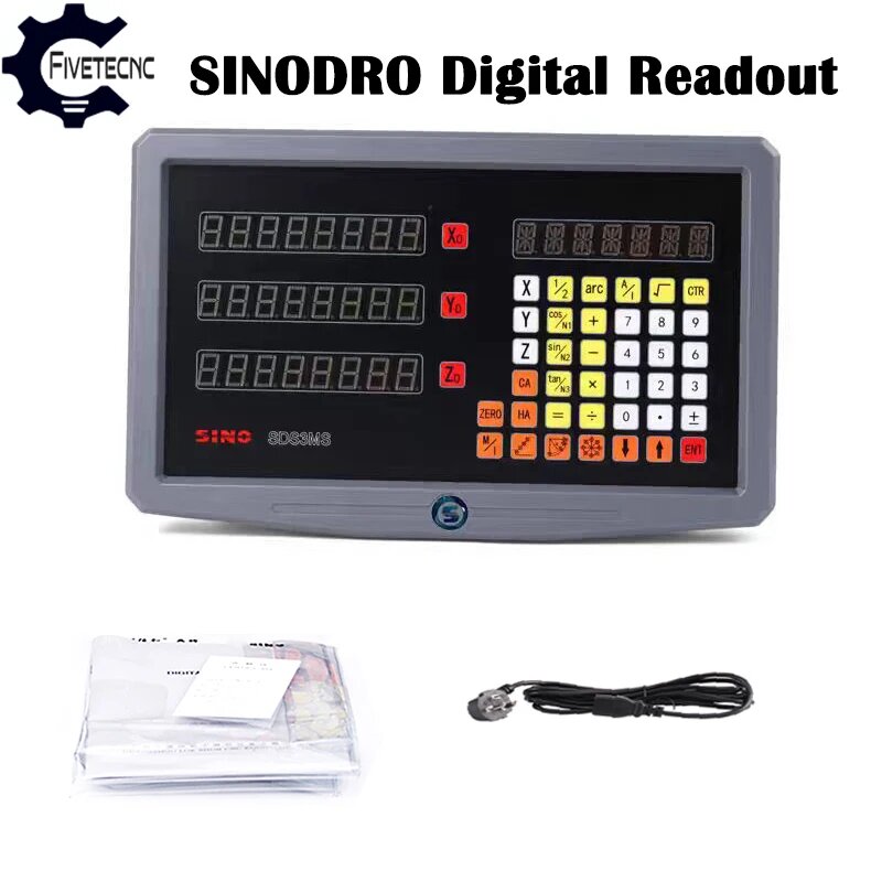 Fivetecnc YHSINO SDS3MS DRO 3-осевой контроллер ЧПУ