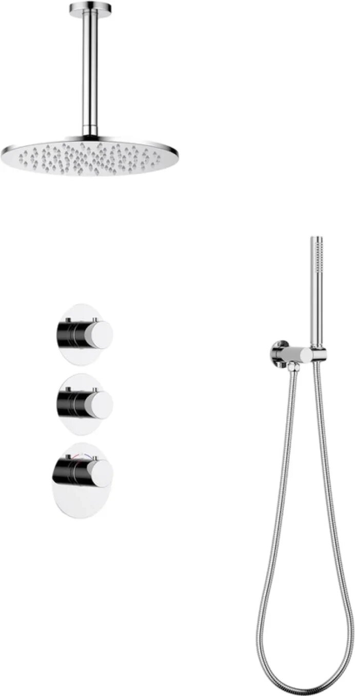 Душевой комплект Timo Saona SX-2399/00SM С внутренней частью, с термостатом, хром
