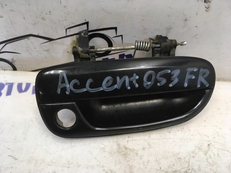 Ручка двери внешняя Hyundai Accent 2008 8266025000CA LC G4EC, передняя правая (с пробегом)