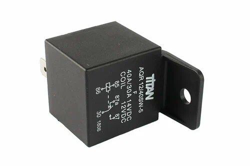 Реле Titan AQR 12/40SW-5 (F) , 5 контактов, 40 А, 12 В, герметичное, без разъема