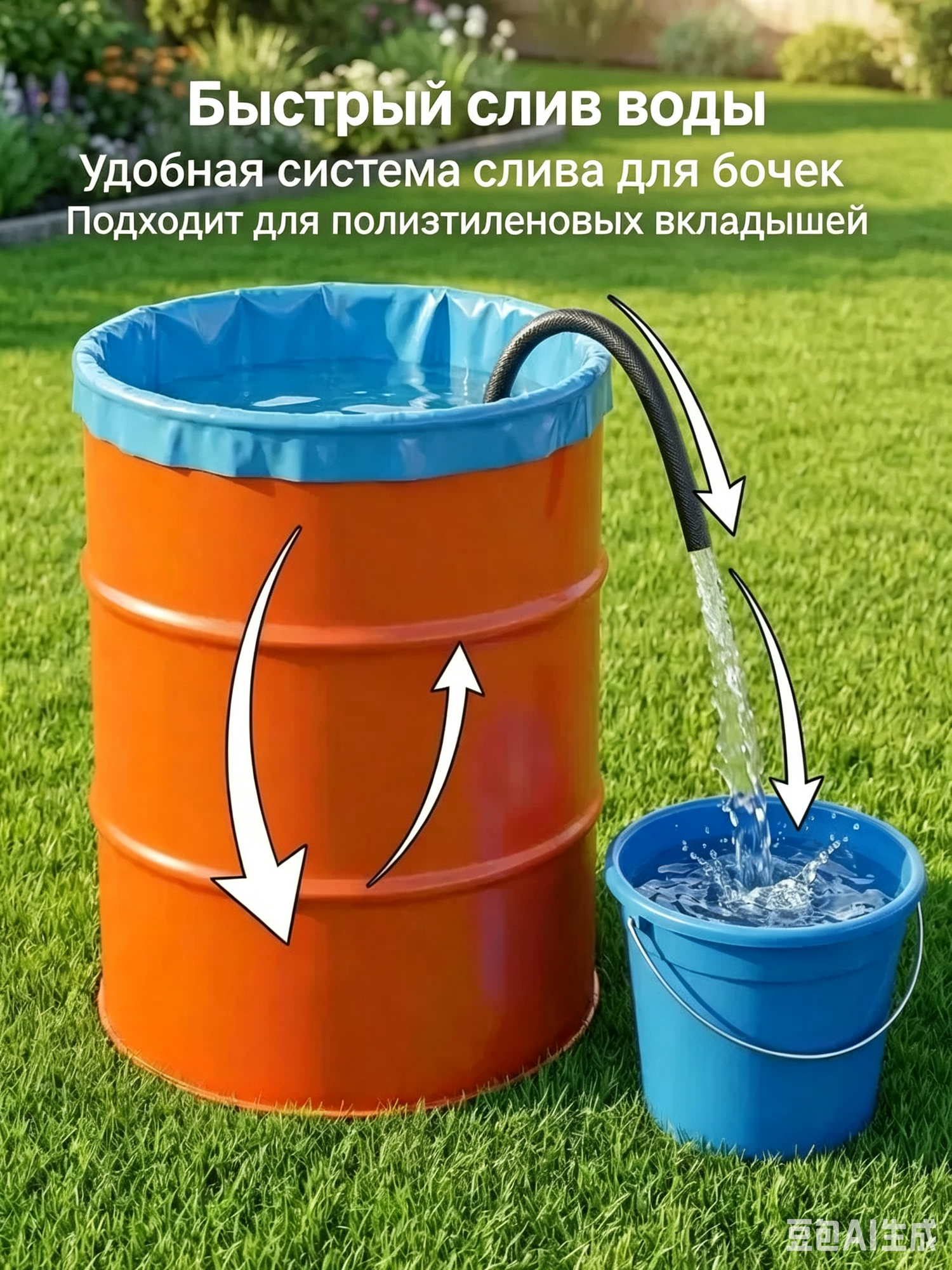 Насос ручной для жидкостей, для мочевины, дизеля, воды, автомобильный, самовсасывающий, пластиковый корпус