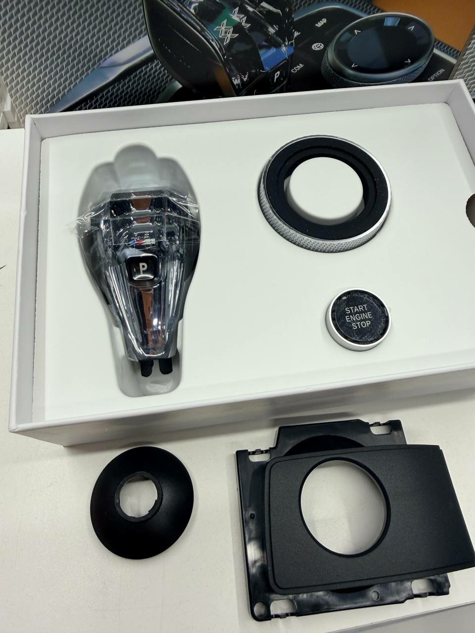 Хрусталик кпп BMW F10 F12 F01 F25 F26 + шайба CIC