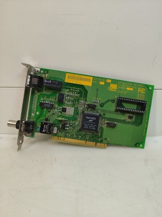 Сетевая карта 3Com EtherLink XL PCI 3C900B-TPC-25-G BNC RJ-45 03-0148-200 Rev - A
