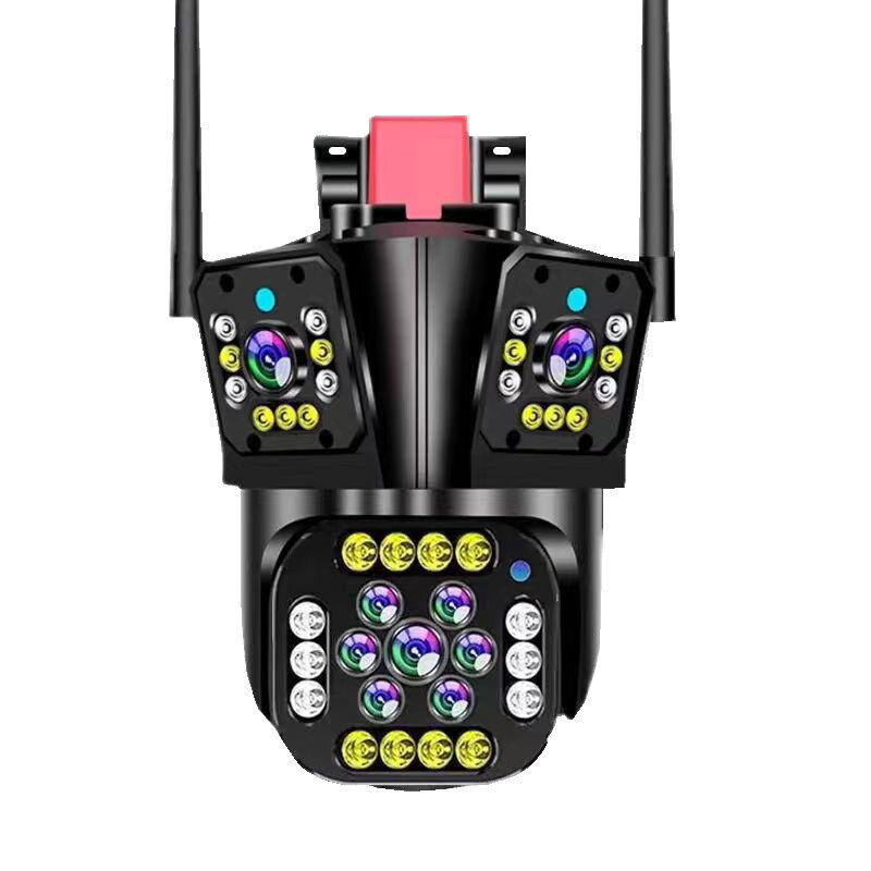 V360Pro Наружная камера с 4G, тройная линза, тройной вид, 12 МП, питание 12В от сети, без карты памяти